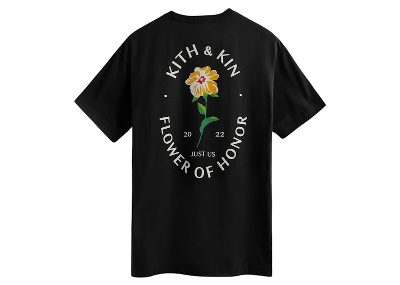 Kith Flower Of Honor Tee Black Men's - SS22 - US