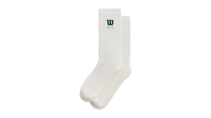 Kith Ivy Wilson Performance Crew Socks White Men's - FW25 - US