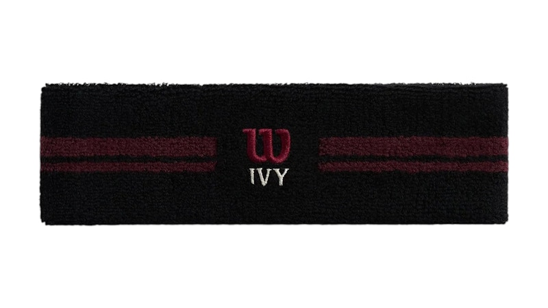 Kith Ivy Wilson Terry Stripe Headband Black Men's - FW25 - US