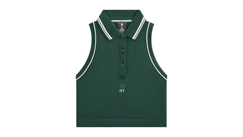 Kith Ivy Wilson Women's Topspin Seamless Polo Ivy Green Hombre - FW25 - ES