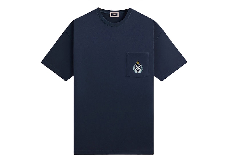 Kith K&K Crest Pocket Tee Nocturnal Men's - FW24 - US