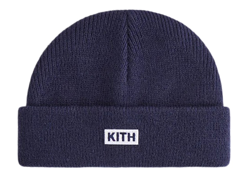 Kith Kids Baby Classic Logo Classic Rib Beanie Nocturnal 2 meses-1 año ...
