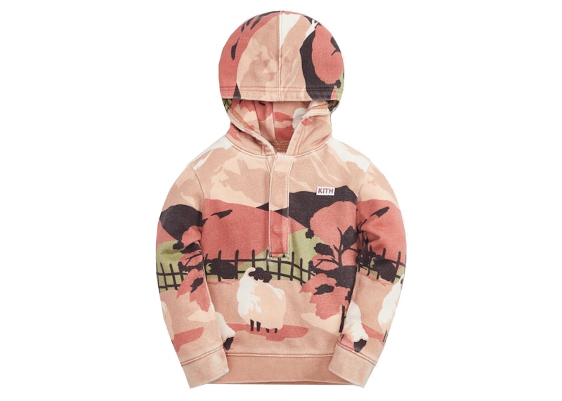 Kith Kids Baby Scenic AOP Williams Hoodie Bellini Kids' - FW21 - US