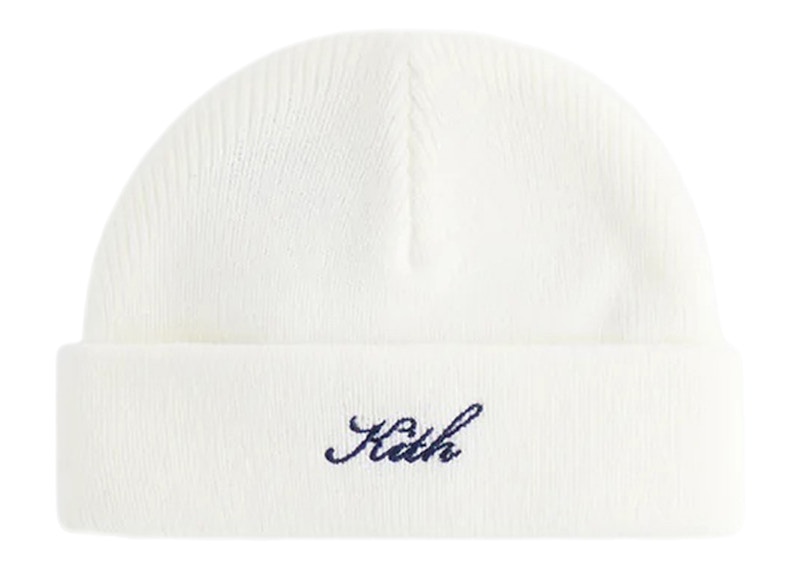 Kith Kids Baby Script Beanie Sandrift - FW22 - KR