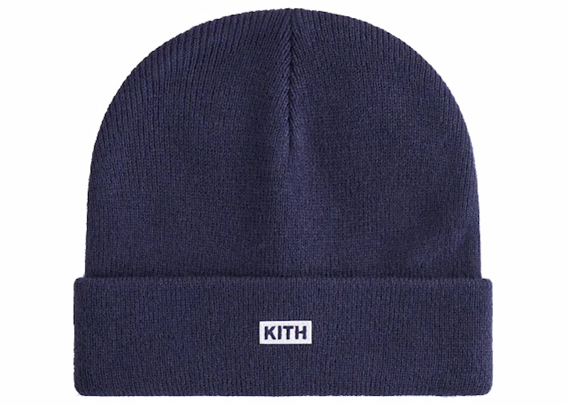 Kith Kids Classic Logo Classic Rib Beanie Nocturnal - FW22 Für Kinder - DE