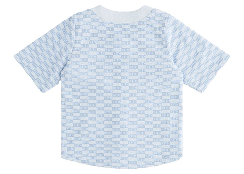Kith Kids Mesh Baseball Shirt Angelite Kids' - SS23 - US