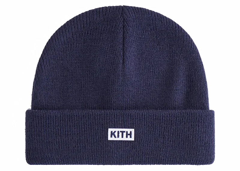 Kith Kids Toddler Classic Logo Rib Beanie Nocturnal Kids' - FW22 - US