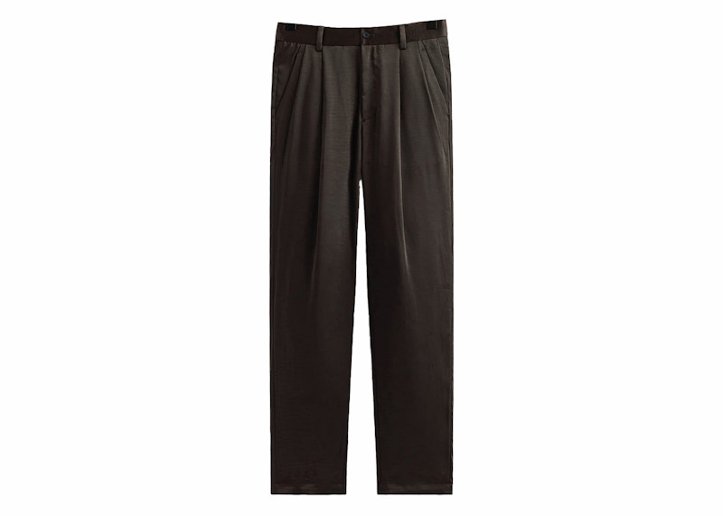 Kith & Kin Vintage Satin Montrose Pant Kindling Men's - FW24 - US
