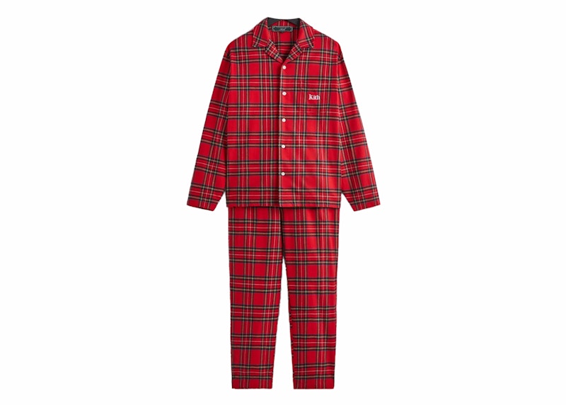 Kith Kithmas Brushed Cotton Plaid Pajama Set Present Men's - FW23 - US