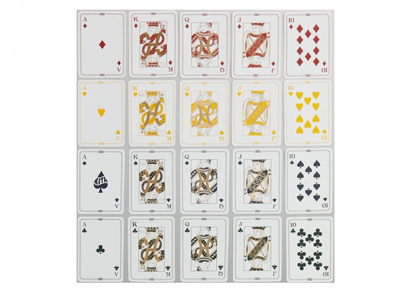 Kith Kithmas Monogram Saffiano Leather Poker Set Stadium - FW23 - US