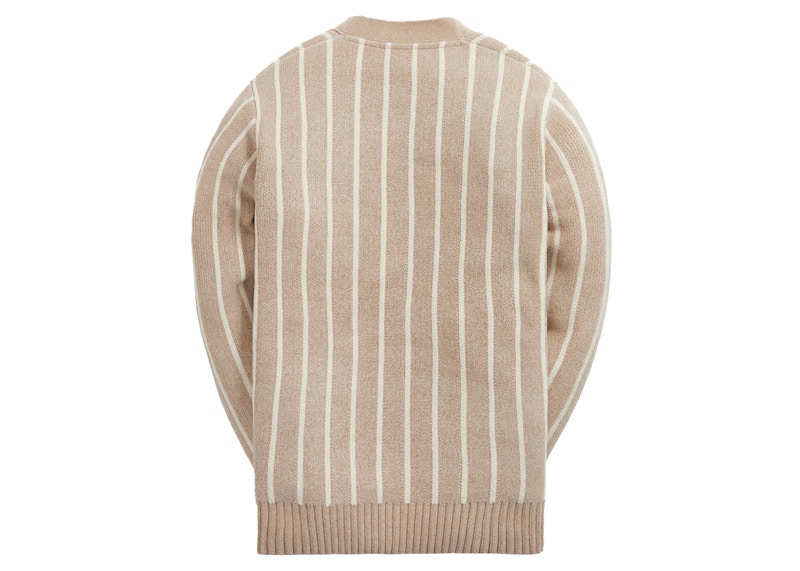 Kith MLB for New York Mets Chenille Cardigan Oatmeal Men's - FW21 - US