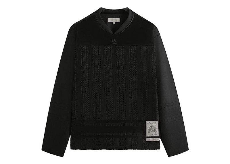 Kith Malik Lace Combo Jersey Black Men's - FW24 - US