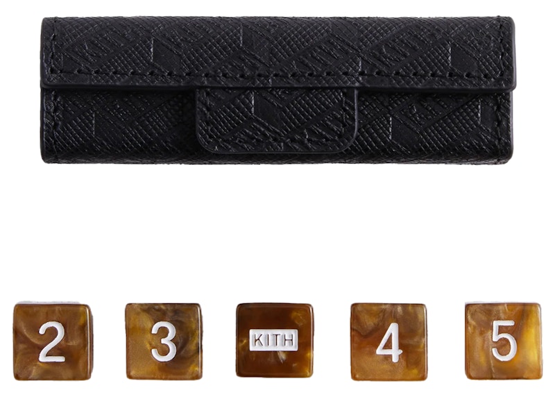 Kith Monogram Dice Set Black - SS23 - US