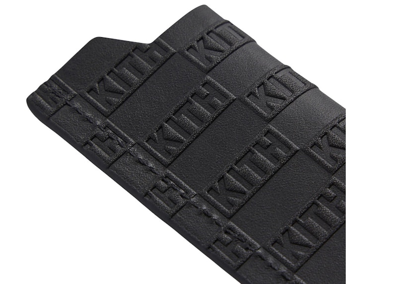 Kith Monogram Leather Lighter Pouch Black - FW22 - US