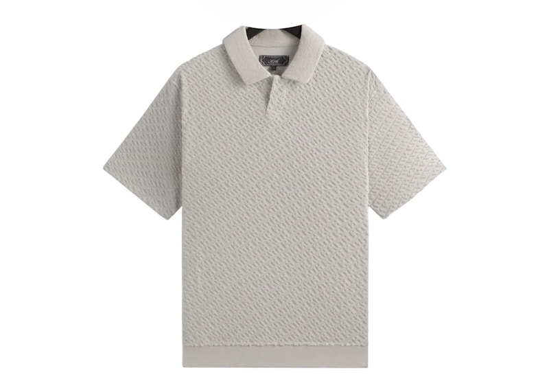 Kith Monogram Terry Leo Polo Concrete Men's - SS25 - US