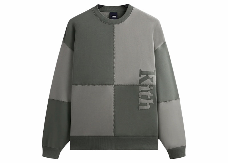 Kith Multi Panelled Nelson Crewneck Haze Men's - FW23 - US