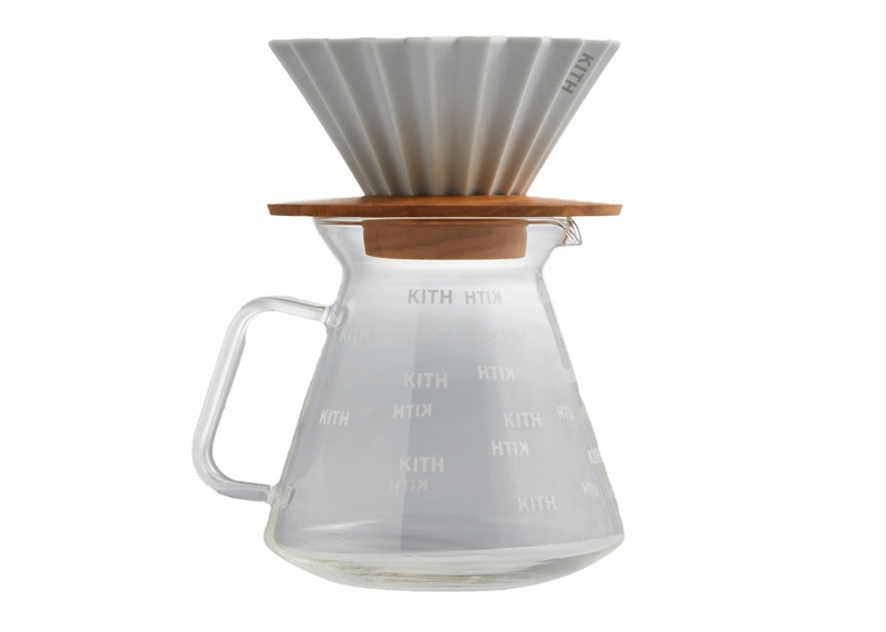 Kith ORIGAMI Pour Over Coffee Dripper Set Sandrift Men's - FW23 - US