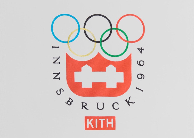 Kith Olympics Heritage Innsbruck 1964 Vintage Tee White Men's - SS24 - US