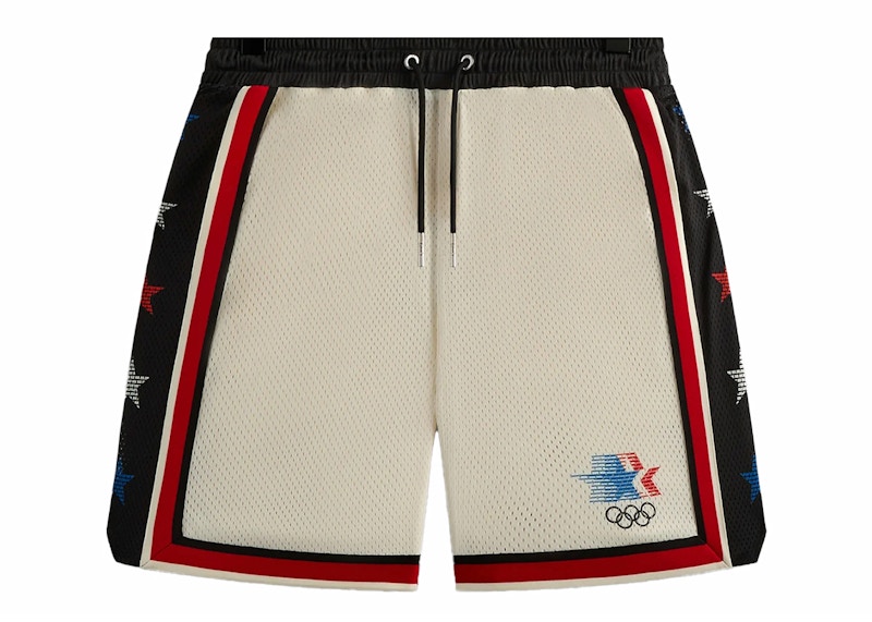 Kith Olympics Heritage Mesh Ryan Short Silk 남성 - SS24 - KR