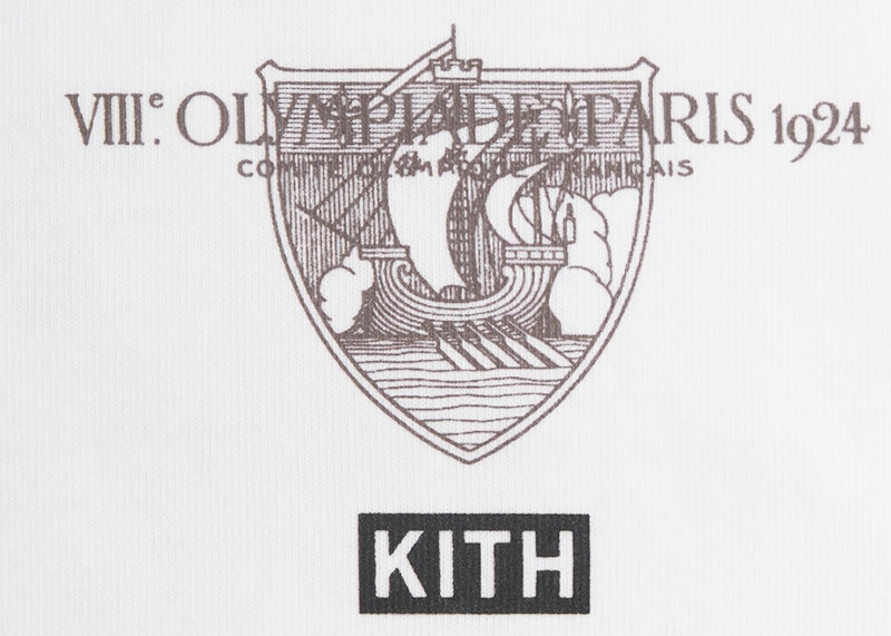 Kith Olympics Heritage Paris 1924 Vintage Tee White Men's - SS24 - US