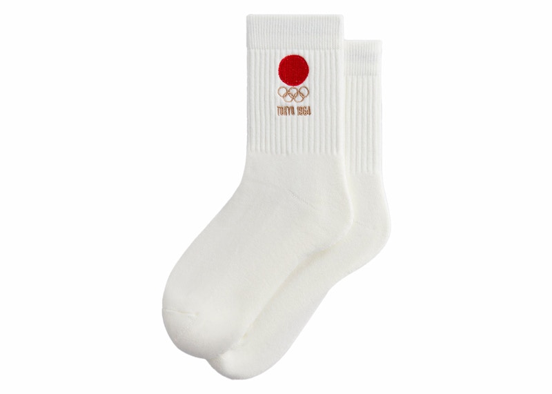 Kith Olympics Heritage Tokyo Mid Crew Sock Silk - SS24 - US