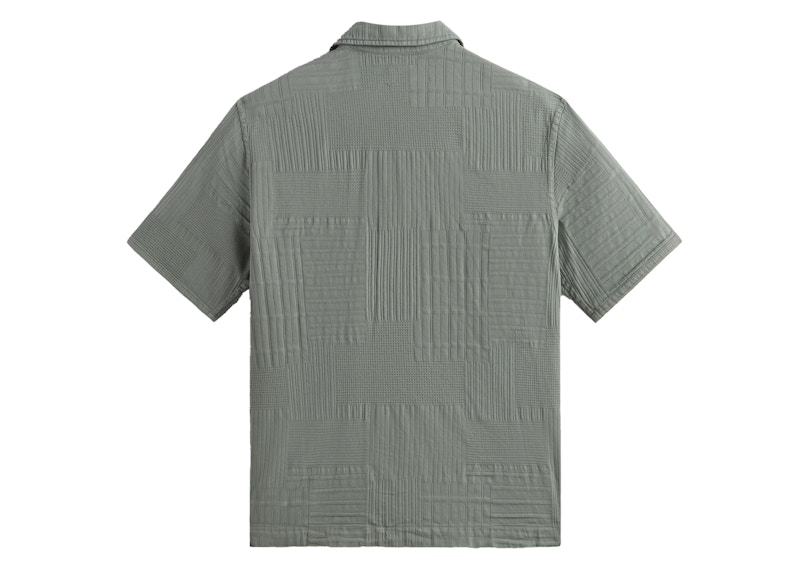 Kith Overdyed Patchwork Boxy Collared Overshirt Reverie Men's - SS24 - US