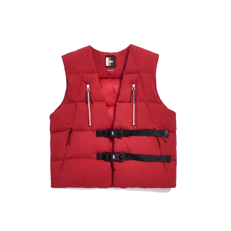 Kith Padded Utility Vest (FW20) Scarlet Sage Men's - FW20 - US