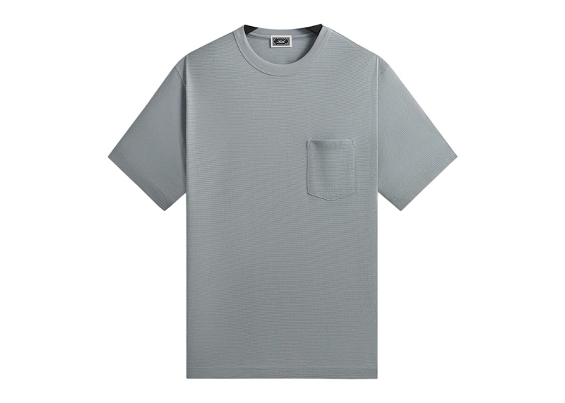 Kith Pointelle Mesh Leonard Pocket Tee Light Indigo Men's - SS25 - US