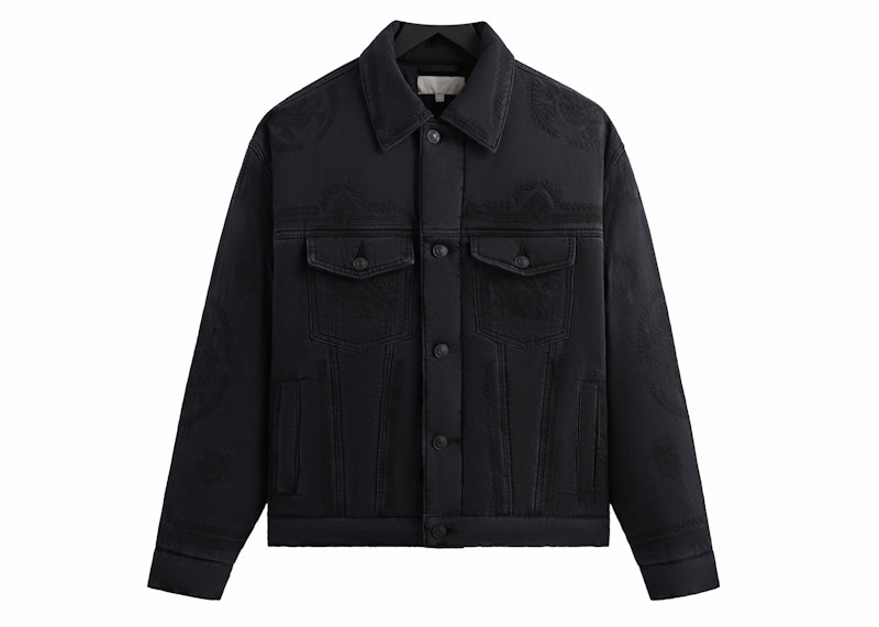 Kith Puffed Jase Denim Jacket Black Men's - SS24 - US