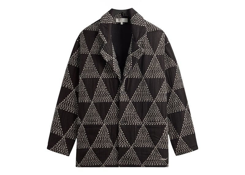 Kith Quilt Stitch Alfie Jacket Black Men's - FW24 - US