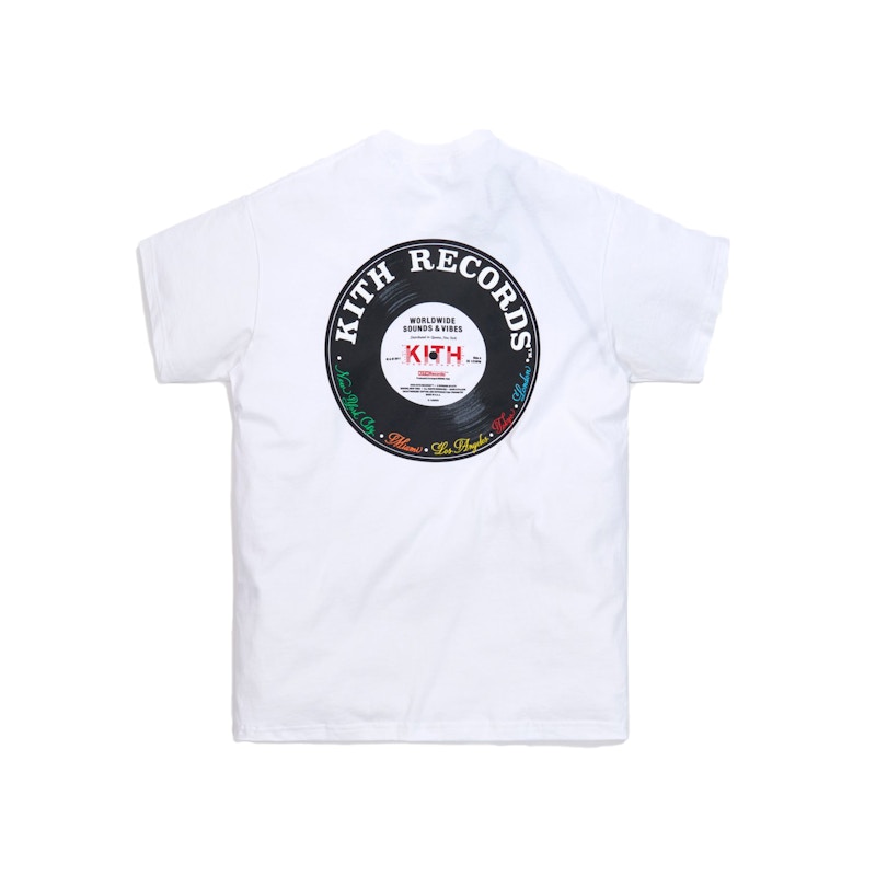 Kith Records Tee White Men's - SS20 - US