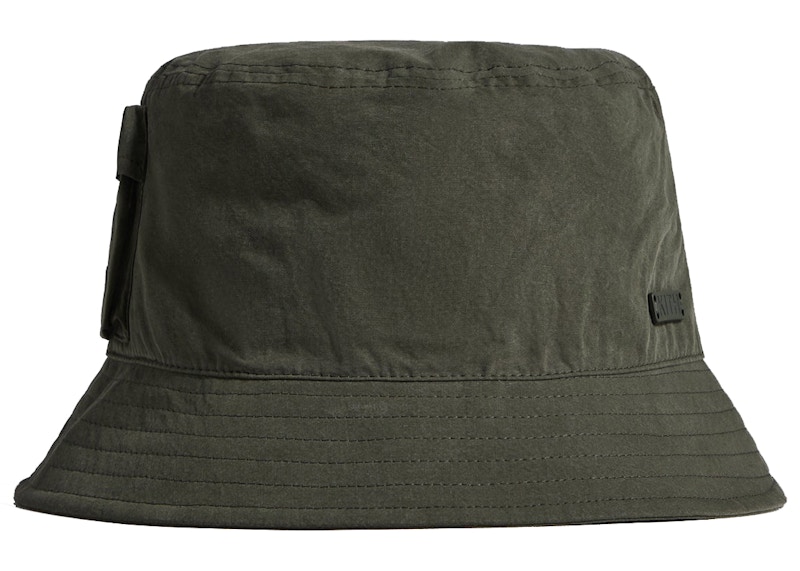 Kith Sandwash Cotton Pocket Bucket Hat Cypress - SS22 Men's - US