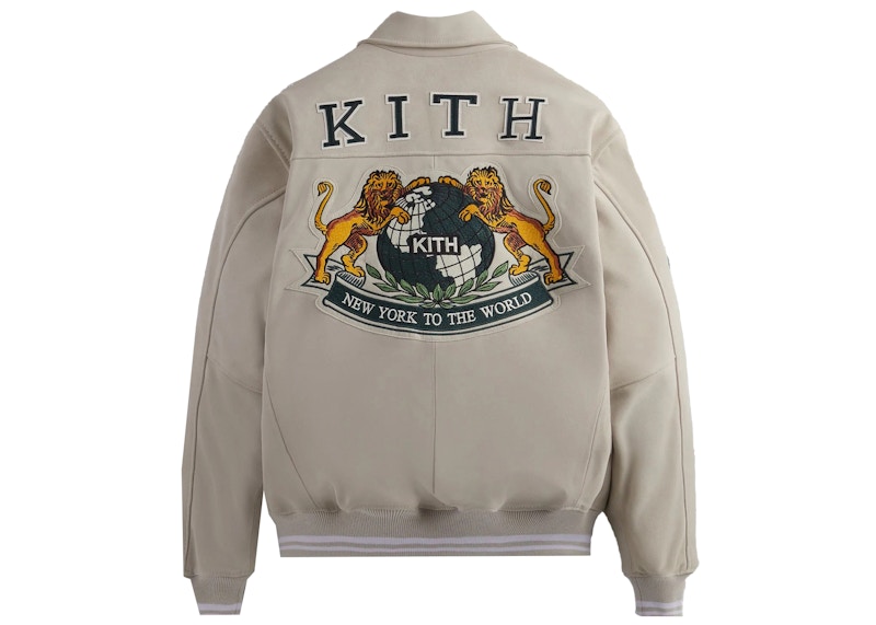 Kith Suede Coaches Jacket Sandrift Men's - FW22 - US