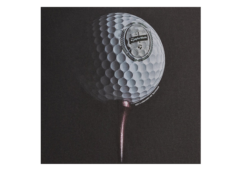 Kith TaylorMade Golf Ball Vintage Tee Black Men's - SS24 - US