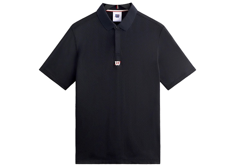 Kith Wilson Game Point Seamless Polo Black Men's - SS23 - US