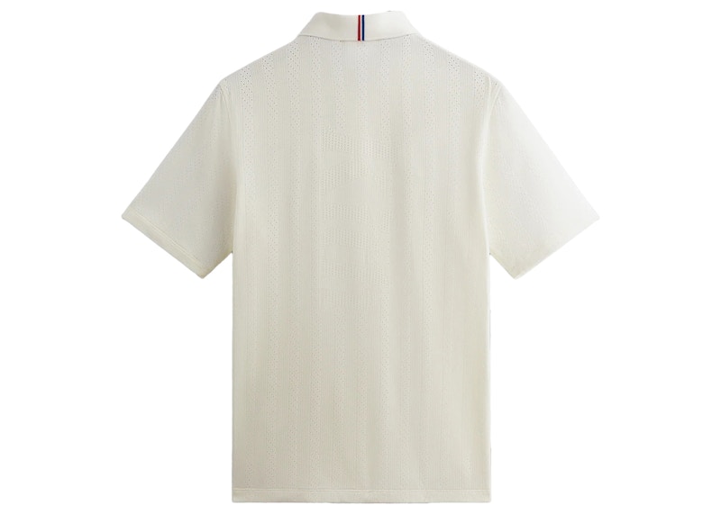 Kith Wilson Game Point Seamless Polo White Alyssum Men's - SS23 - US