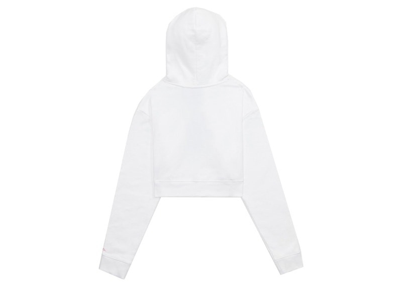 Kith Women for Barbie Alexa Cropped Hoodie White - FW21 - US