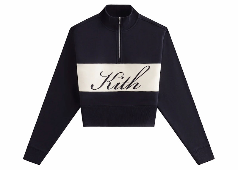 Kith Women's Hunter II Kith Script Quarter Zip Black - FW23 - US