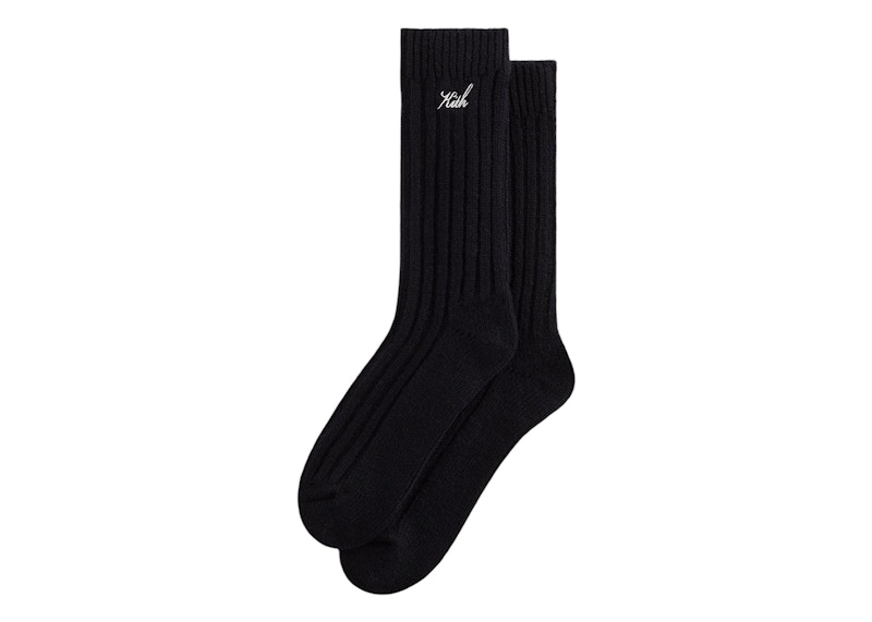 Kith Wool Socks Black Men's - FW24 - US