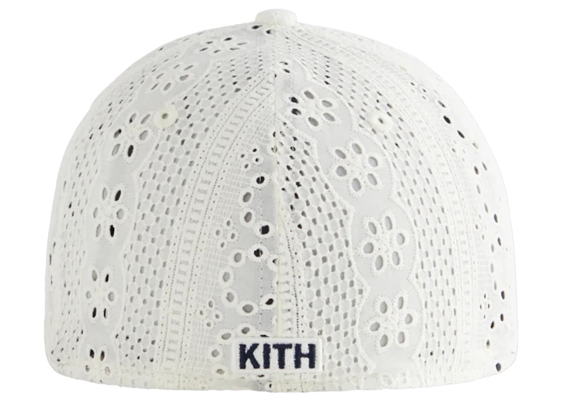 Kith Yankees Cotton Eyelet Low Profile 59Fifty Cap Sandrift - SS23 - US