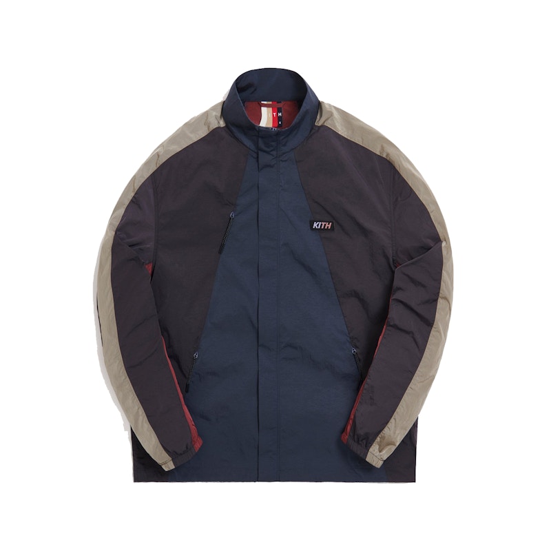 Kith Zip Front Track Jacket Battleship Men's - SS20 - US