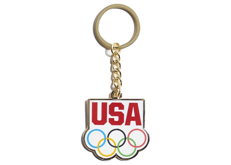Kith for Team USA 5 Rings Keychain White - SS21 - GB