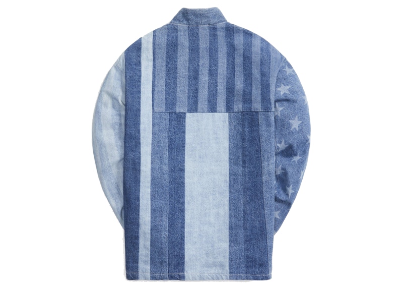 Kith for Team USA Indigo Patchwork Denim Gi Top Indigo Men's - SS21 - US
