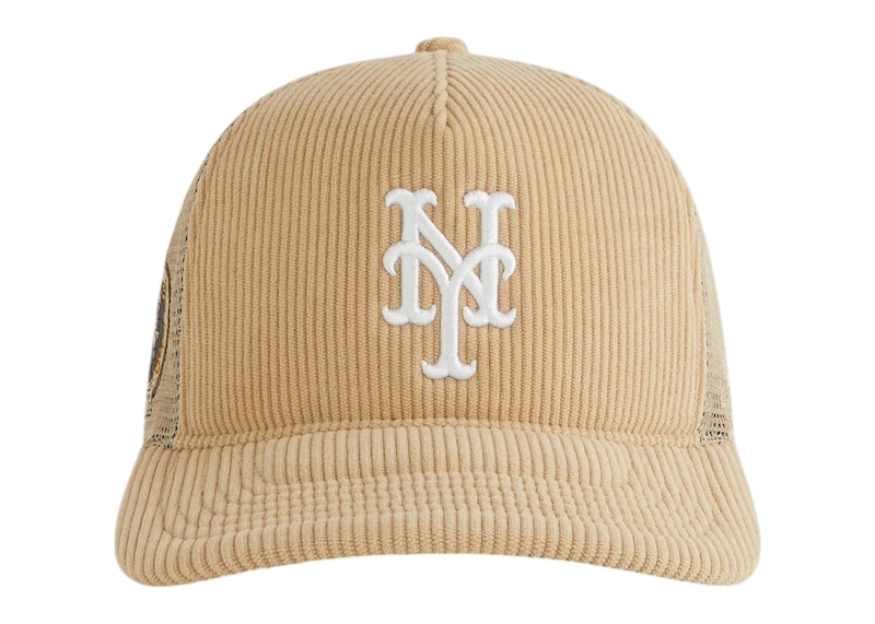 Kith x '47 x New York Mets Corduroy Trucker Hat Canvas - SS25 - US