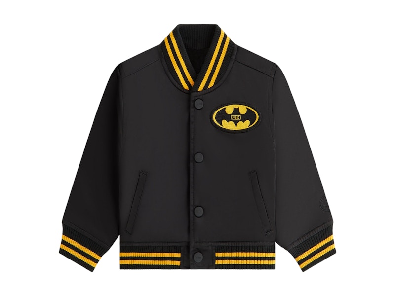 Kith x Batman Baby Satin Bomber Jacket Black - FW24 - GB