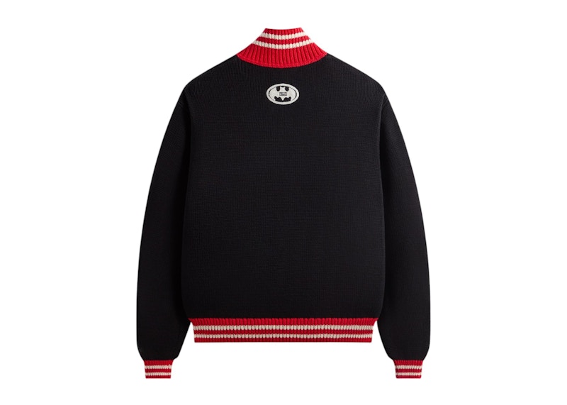 Kith x Batman Wyona Quarter Zip Sweater Black Men's - FW24 - US