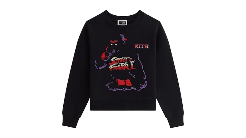 Kith x Capcom Kids Ryu Nelson Crewneck Black - FW25 - US