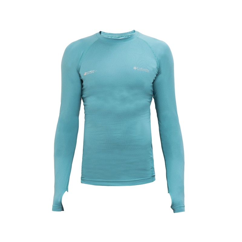 Kith x Columbia Base Layer Top Teal Men's - SS18 - US