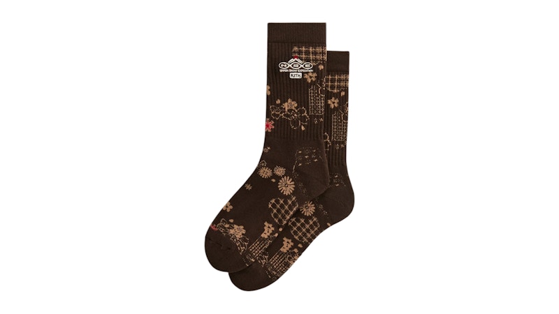 Kith x Columbia NSE Landscape Jacquard Socks Kindling - FW25 - US