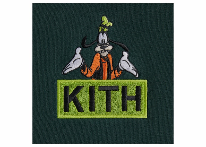 Kith x Disney Mickey & Friends Goofy Classic Logo Hoodie Stadium Men's ...